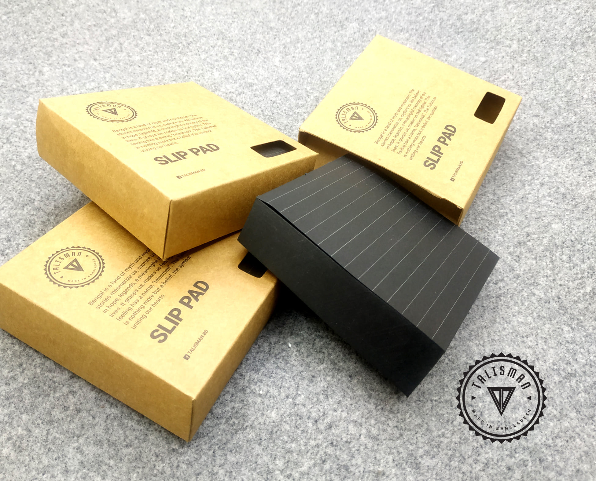 Tear Off Notepad – Black Paper (Lined Pages) – 01 Pc – Talisman Bangladesh