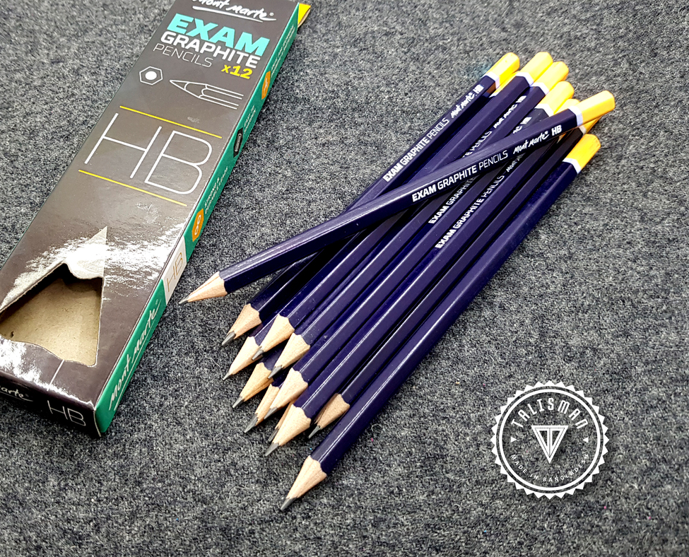 Mont Marte HB Exam Graphite Pencil – 12 Pcs Set – Talisman Bangladesh