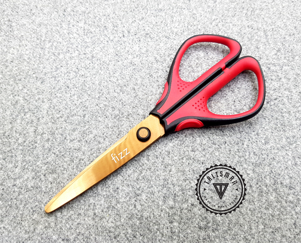 Fizz 212004 Titanium-plated Scissors (Red) – 01 Pc – Talisman Bangladesh