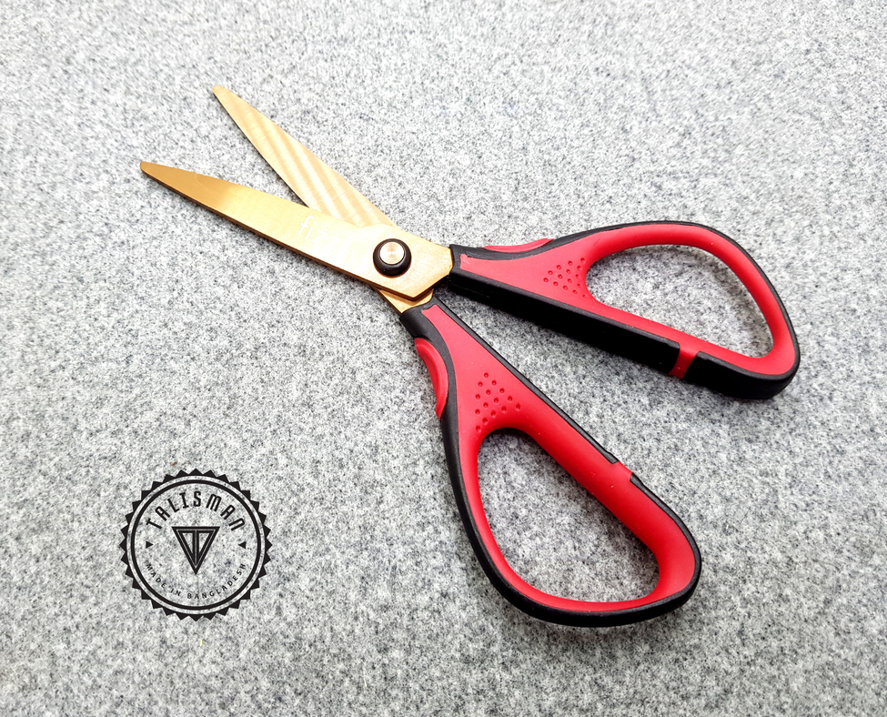 Fizz 212004 Titanium-plated Scissors (Red) – 01 Pc – Talisman Bangladesh