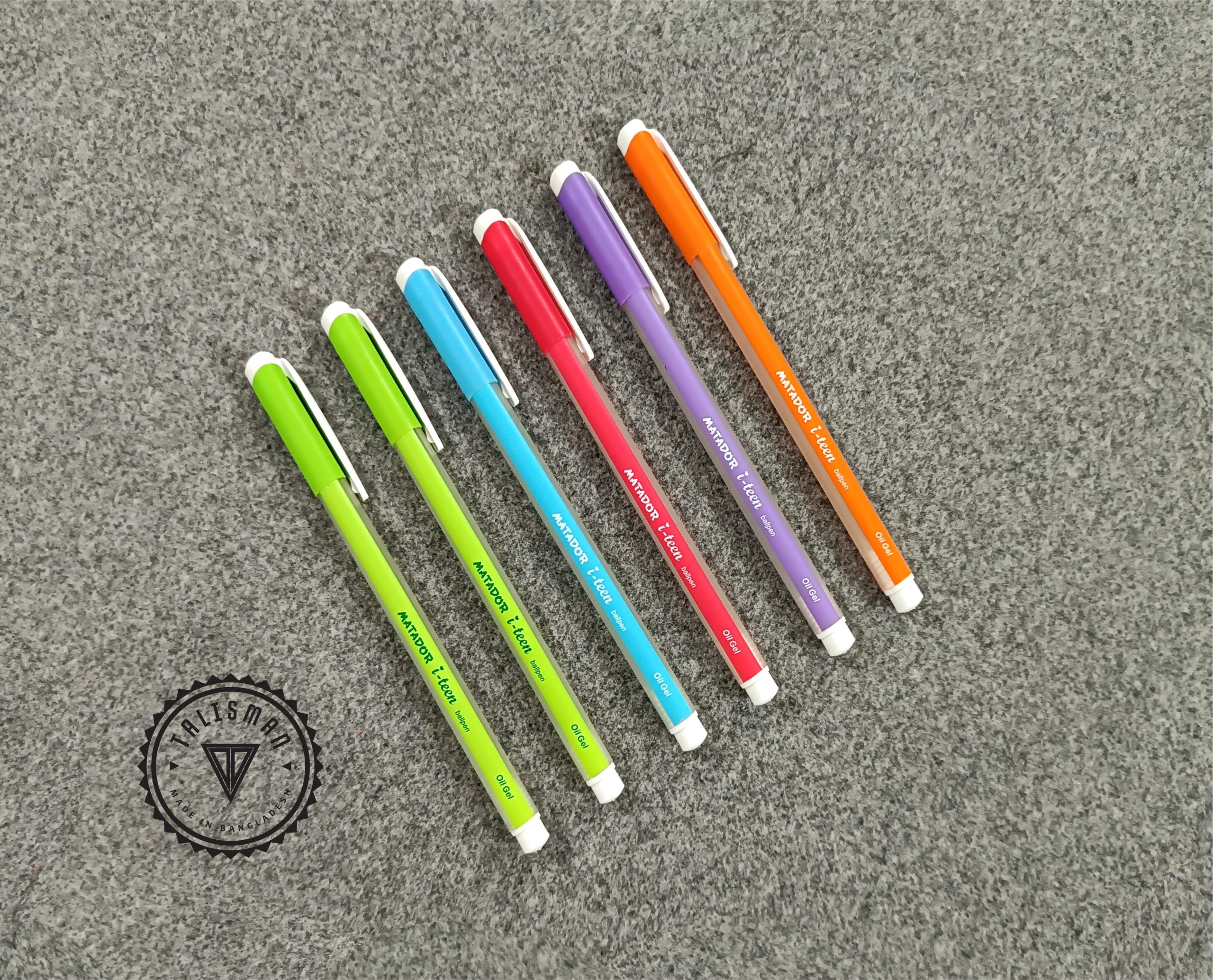 Matador i-teen 0.7mm Black Ball Pen (A) – 12 Pcs Set – Talisman Bangladesh