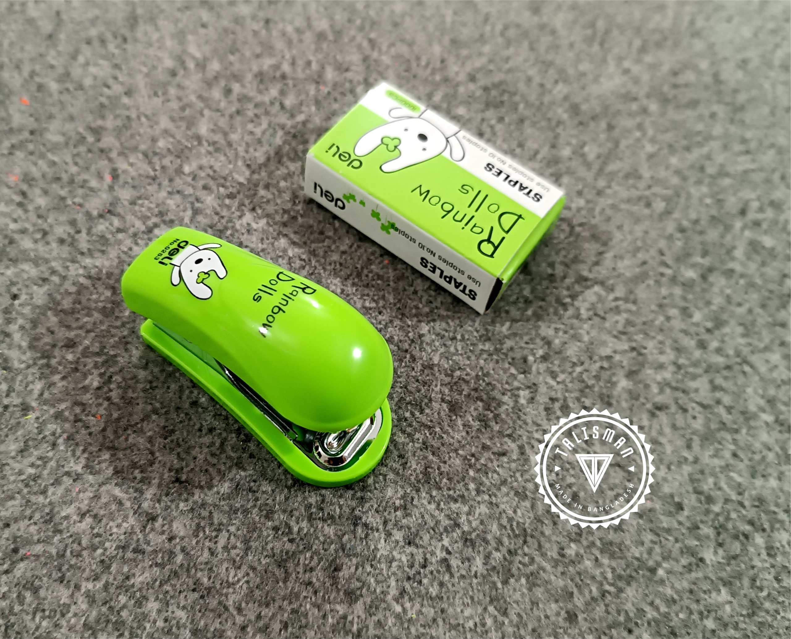 Deli E0253 Mini Stapler Machine Set (Lemon Green) – 01 Pc – Talisman ...