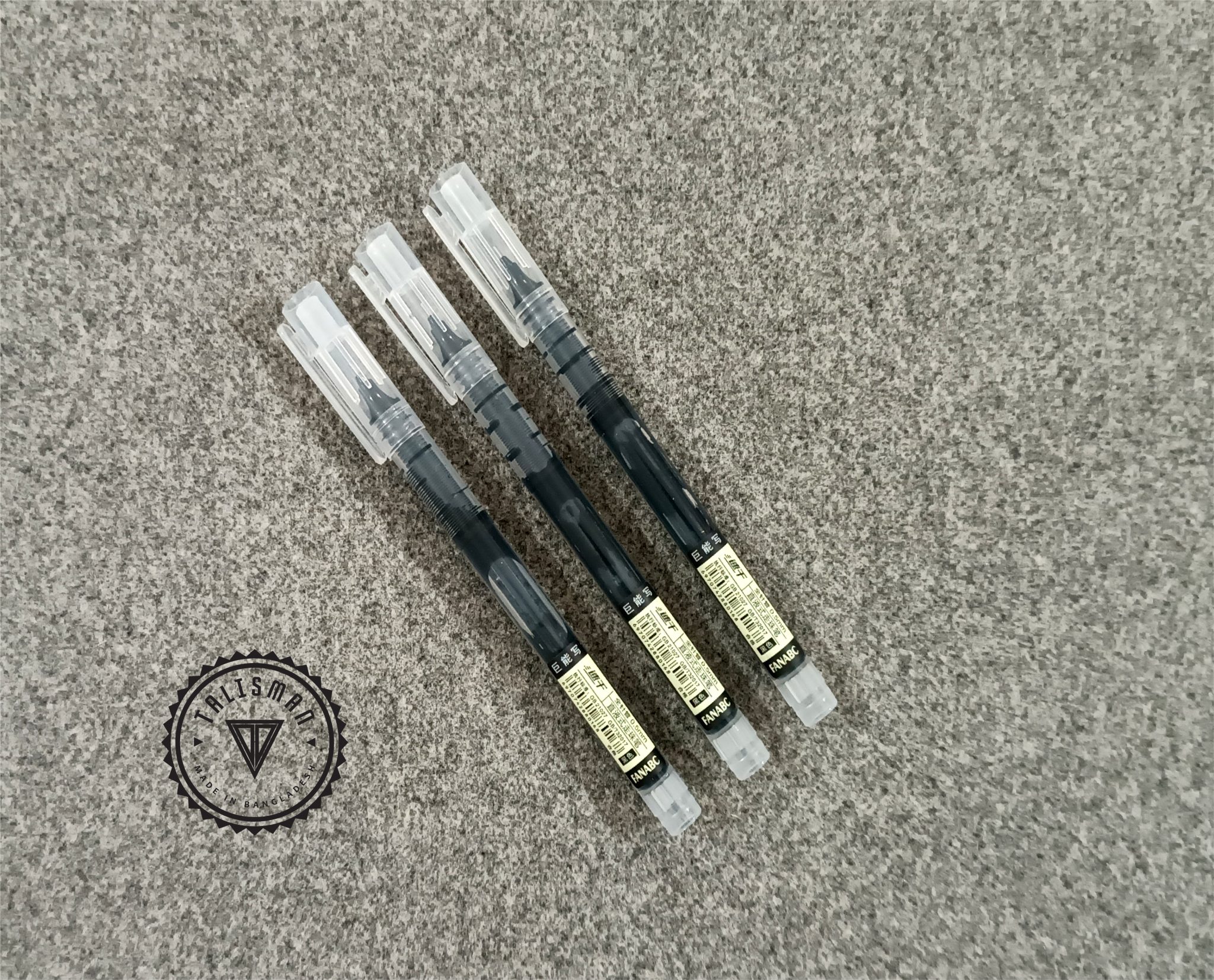 FANABC GB-2127 0.5mm Black Gel Pen – 03 Pcs Set – Talisman Bangladesh