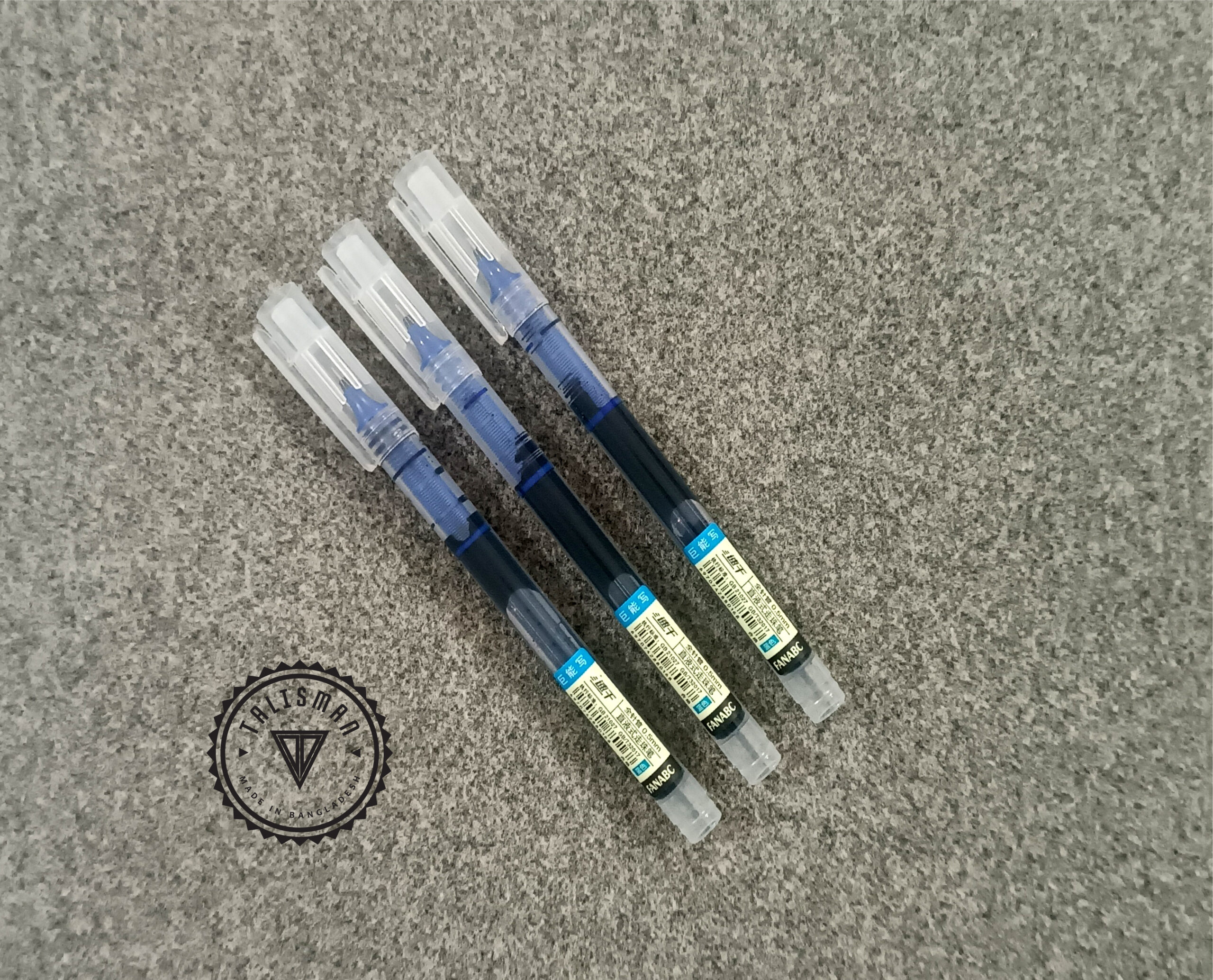 FANABC GB-2127 0.5mm Blue Gel Pen – 03 Pcs Set – Talisman Bangladesh